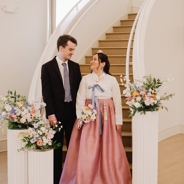 Korean Couple Wedding Hanbok - ARISOL - Etsy