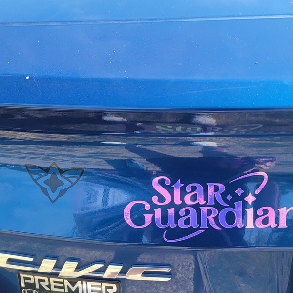 Star Guardian Logo Vinyl Decal: League of Legends Holographic and Solid ...