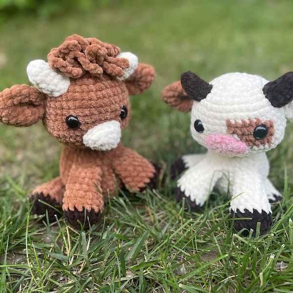 Amigurumi Highland Cow Pattern, Amigurumi Cow Pattern, Highland Cow ...