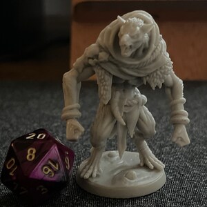 Sandstorm Chief Miniature Warrior Mini Dungeons and Dragons Mini RPG ...