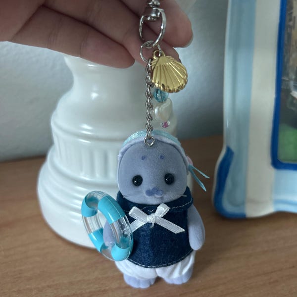 Calico Critter Keychain | Cute Keychain | Kawaii Keychain | Phone ...