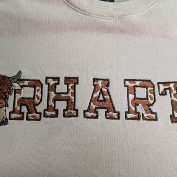 Cow Print Block Font Fill Stitch Alphabet Letters Machine Embroidery ...
