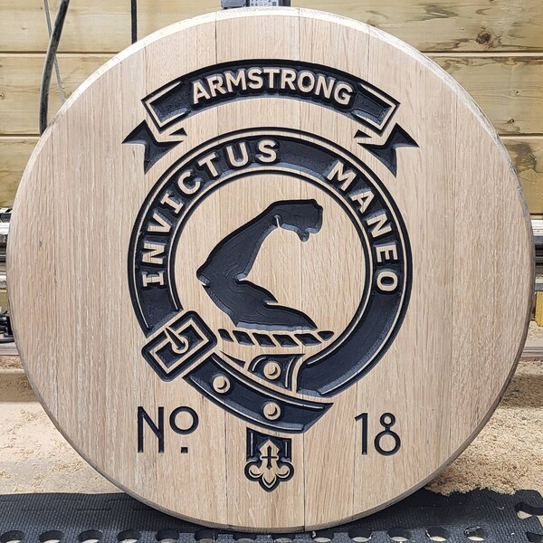 Armstrong Crest Badge SVG, Scottish Clan Svg, Family Crest Svg. Coat of ...
