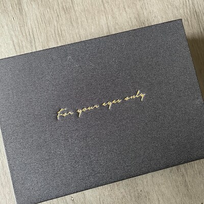 4x6 Boudoir Linen Box Linen Fabric Photo Storage Box, Boudoir ...