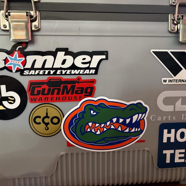 Florida Gators Vinyl Mascot Decal Sticker Officially Licensed - Etsy