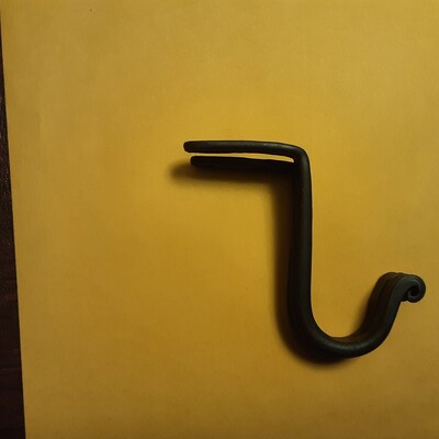 Under Counter Hook Hand Forged - Etsy