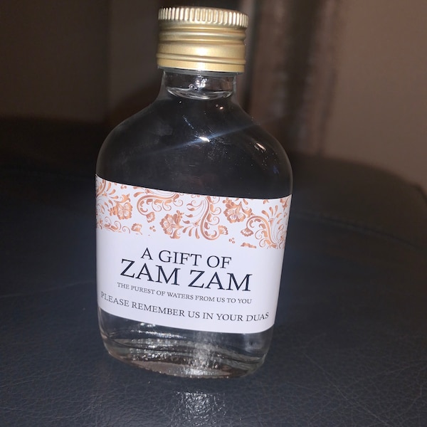 Zam Zam Sticker, Zam Zam Water, Zam Zam Water Bottle Sticker, Favour ...