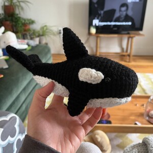 PATTERN: Oreo the Orca Pattern Amigurumi Orca Pattern Crochet Killer ...
