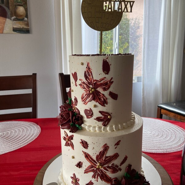 Together We Can Rule the Galaxy Cake Topper, Death Star Cake Topper ...