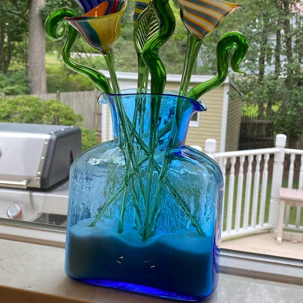 Flower One-hitter Smoking Pipe | Heady Glass Pipe | Flower Pipe for ...