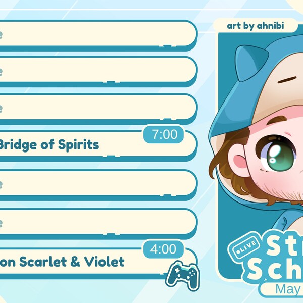 Gacha Game Vtuber Overlay - Etsy