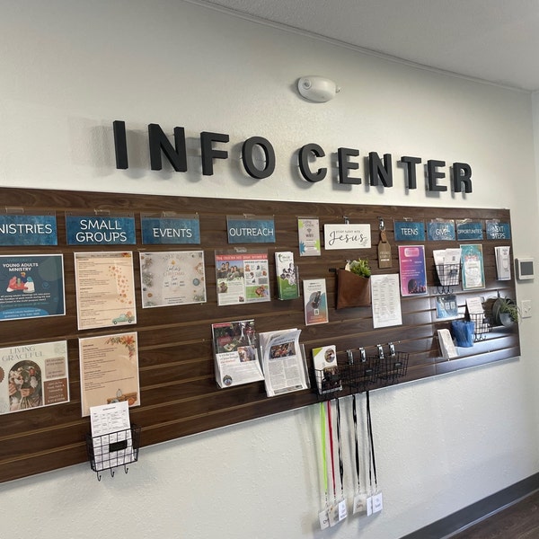 Totally Custom 3D Indoor Sign Letters (stud Mount). 1 Inch Thick, Any ...