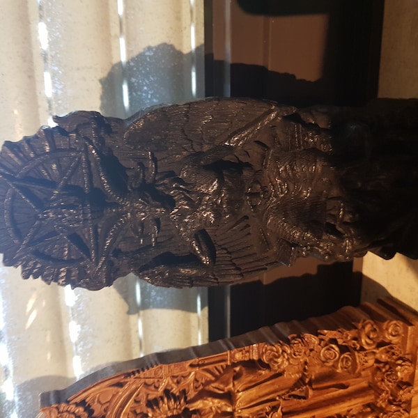 Baphomet Statue Home Altar for Wicca and Occult Enthusiasts - Etsy