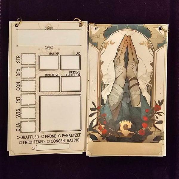 Tarot Card D&D 5e Initiative Tracker, Reusable Dungeons and Dragons ...