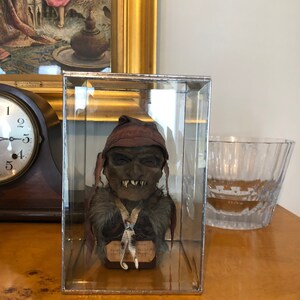 BIGFOOT SASQUATCH DISPLAY, Unique Cryptid Gift, Hairy Friend, Footprint ...