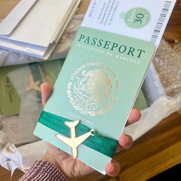 Marine Passport Wedding Invitation, Birthday, Sailboat Invitation ...