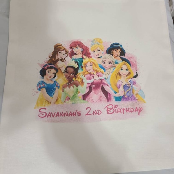 Princess Favor Bags-birthday Favor Bags-disney Princess Party-kids ...
