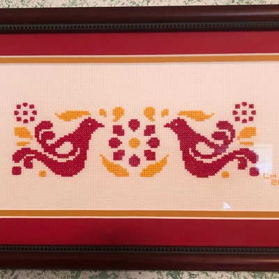 Pyrex Butterfly Gold Cross Stitch Pattern PDF - Etsy