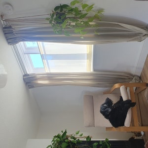 Cotton Muslin Blind, Flat Curtain, Egyptian Cotton, Max Length 120cm - Etsy