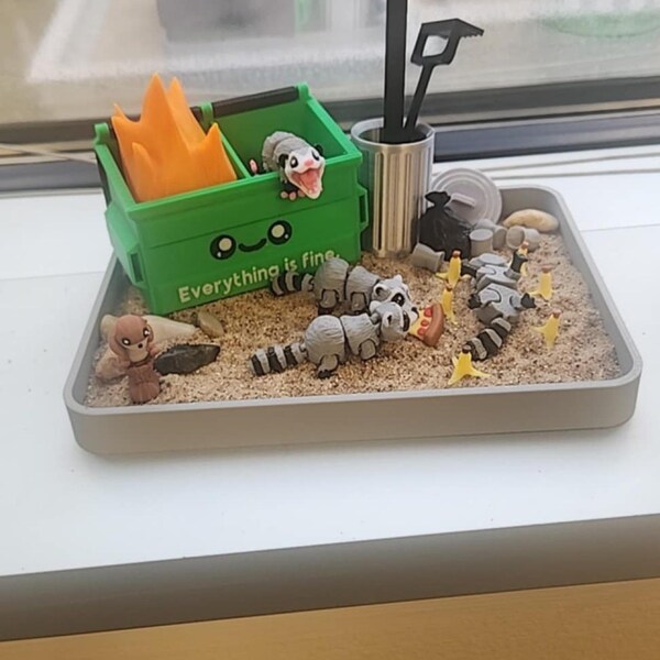 Lobster Fidget Toy With Bucket - Articulated 3D Print - Flexi Animal ...