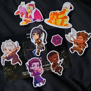 Fanmade BG3 Companion Sticker Pack - Etsy