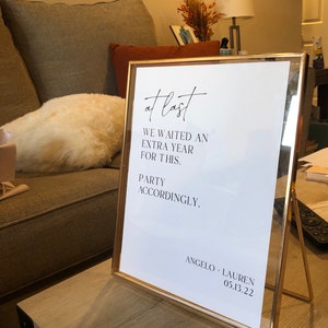 Paperless Wedding Program QR Code Wedding Sign Scannable | Etsy