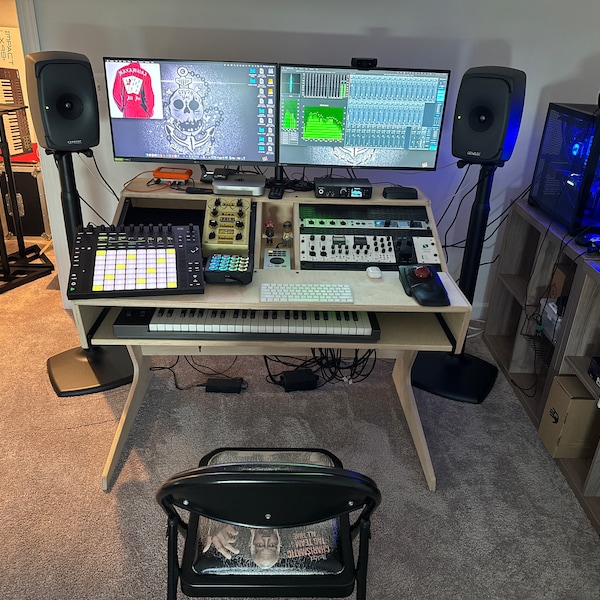 Trinity Desk Designs 3 Bay Hybrid Daw Desk - Etsy