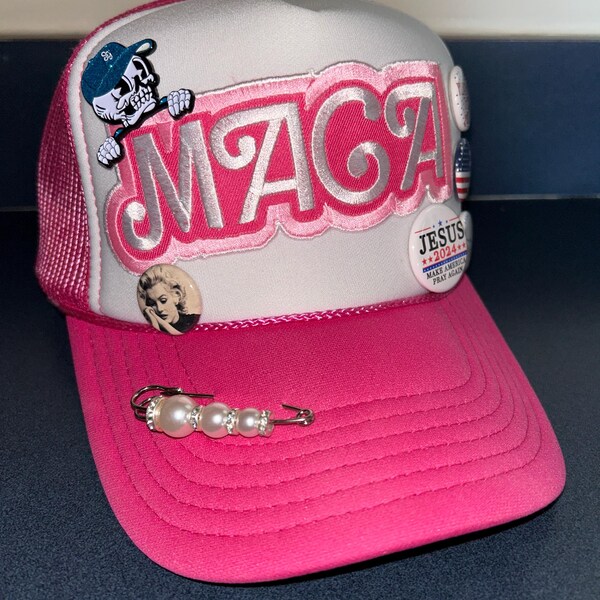 Trucker Hat Pins,hat Chains, Cap Chains, Hat Accessories, Hat Bling ...