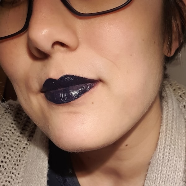 Sea Urchin Satin Liquid Lipstick - Dark Purple - Etsy