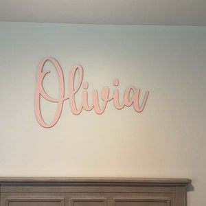 Large Baby Name Cutout Personalized Name Cutout Nursery Decor Large ...