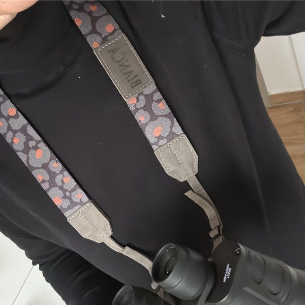 Engraved Camera Strap, Pattern Leather Camera Straps, Travel Gift ...