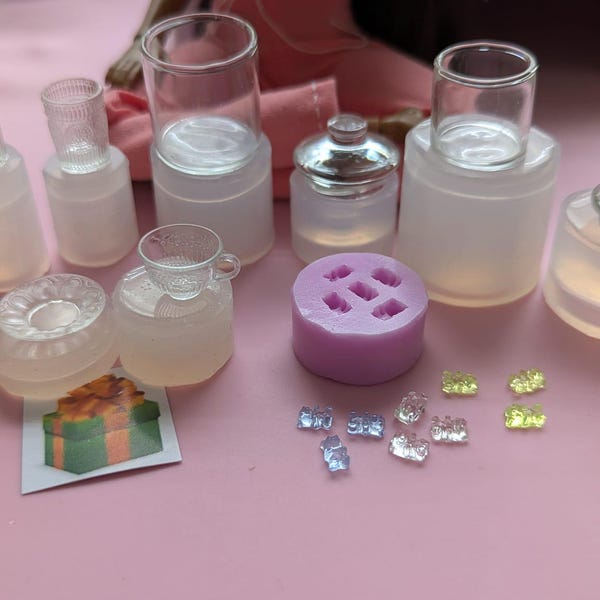 Silicone Mold Plugs 6 Sizes Round Tunnels Forms for Earrings Molds for ...