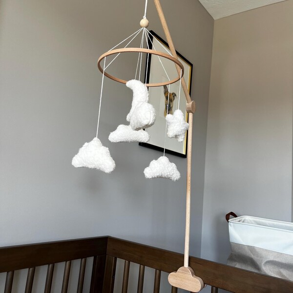Baby Crib Mobile Hanger Set, Baby Mobile Crib Holder for Nursery, Baby ...