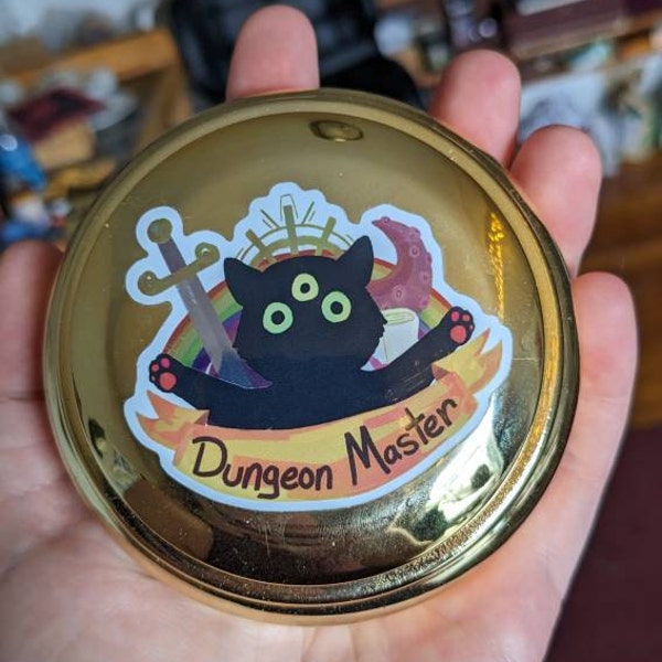 The Custom Easy Button "mirror Gold" - Record and Re-record (1) Message of Your Own 30 Seconds ...