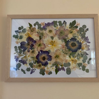 Pressed Tulip Flower Frame Real Tulip Artwork. - Etsy