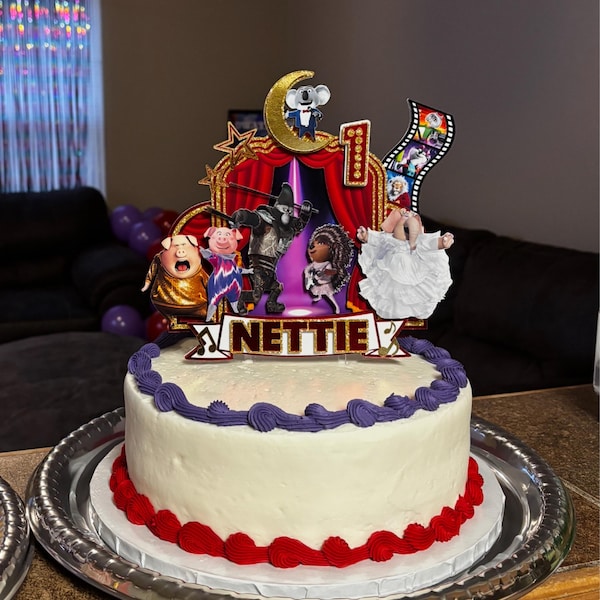 Sing Cake Topper Sing 2 Cake Topper - Etsy