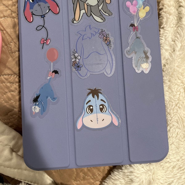 Eeyore Wildflower Wreath Transparent Disney Laptop Stickers/ Winnie ...