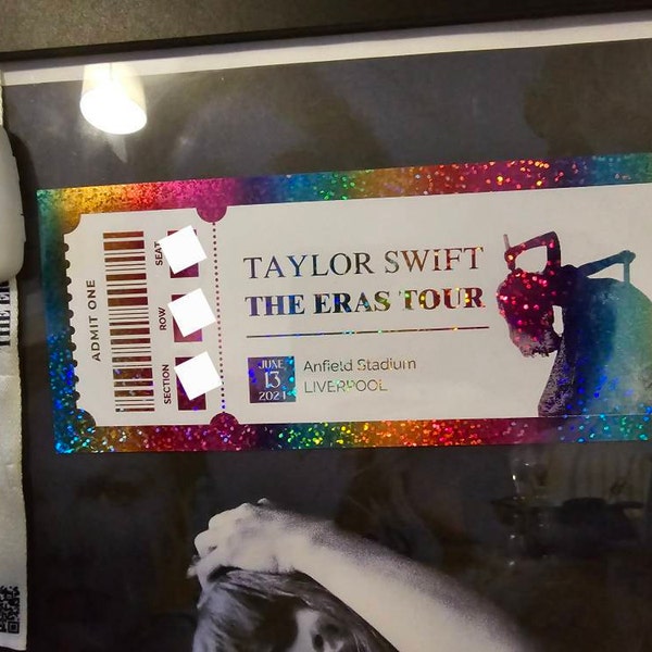 Personalised Foil Concert Tickets for Any Artist or Band - Ariana ...