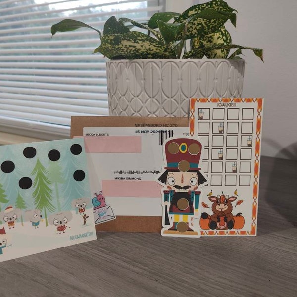 POLAR EXPRESS PINKMAS Scratch off Savings Challenge - Etsy