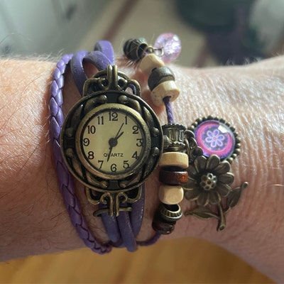 Watches for Women With Quirky Multicolour Digits Pattern/boho and ...