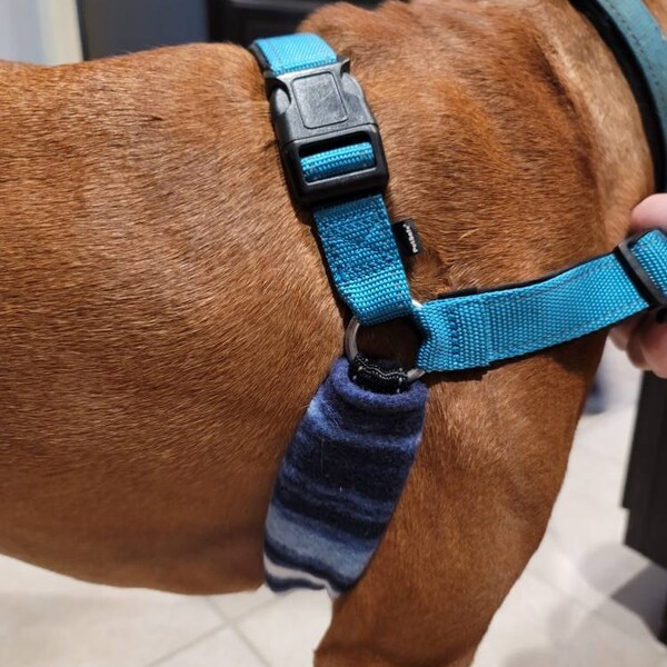 Dog Harness Padding Cover - Harness Huggies | Soft Fleece Fabric Dog ...