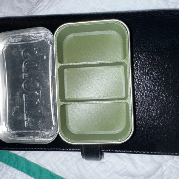 Altoid Tin Insert for Pills - Seven Days a Week Pill Holder, Divider ...