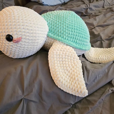 Crochet Jumbo Turtle human Size Pattern PDF Download Extra Large ...