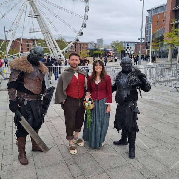 Druid Lily Cloak Midnight Blue Cloak Halloween Costume Ceremonial Blue ...