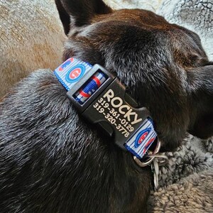 Midnight Navy Blue NY Yankees Dog Collar Bronx Bombers Personalized ...