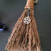 Crystal Cinnamon Broom, Cinnamon Besom, Mini Cinnamon Besom, Crystal Witch Broom, Crystal Besom ...