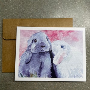 8X10 Brown Bunny Original Watercolor Painting Print, Great New Mom Gift ...