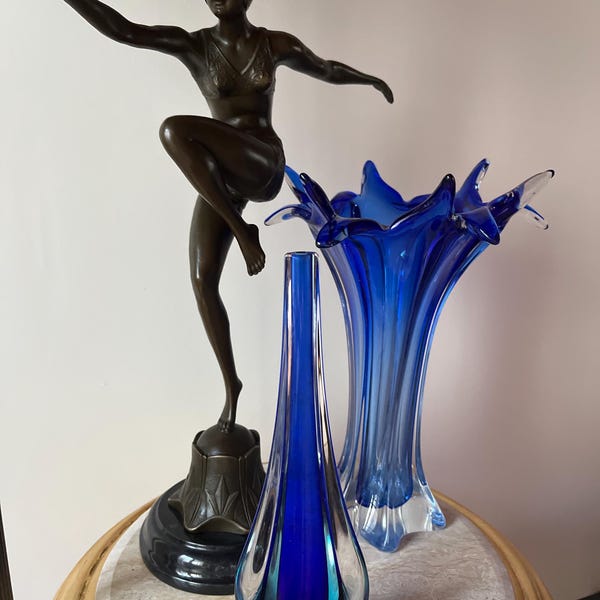 Mid Century Modern Enamel & Wood Box - Style of J. Capo Esmaltes ...