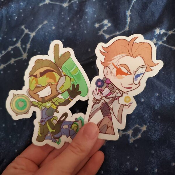 Overwatch Support Stickers // OW2 - Etsy