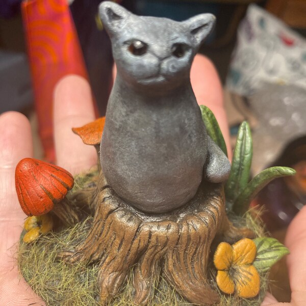 Dumbo Rat on Cemetery. Tombstone Red Flowers Skulls on Rock. Colorful ...